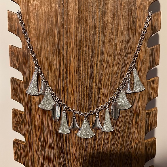 Jewelry | Nwot Glittery Grey Necklace Approx 17 Long Lot 516 | Poshmark